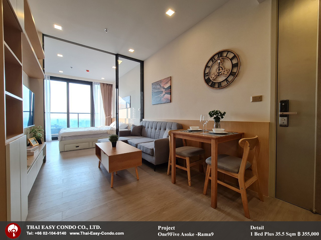 One9Five Asoke -Rama9 1 Bed Plus 35.5sqm 355K Baht. - 泰昌國際資產有限公司