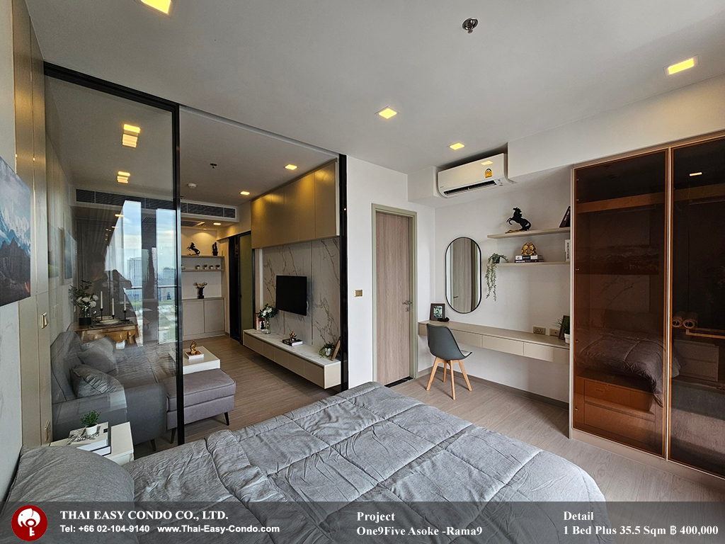 One9Five Asoke -Rama9 1 Bed Plus 35.5sqm 400K Baht.. - 泰昌國際資產有限公司