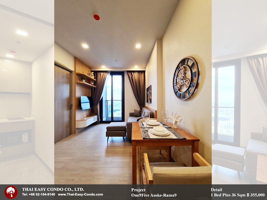 One9Five Asoke -Rama9 1 Bed Plus 36sqm 355K Baht II - 泰昌國際資產有限公司